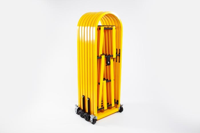 Expandable Concertina Barrier on Wheels - Heavy Duty - The Ramp Factory
