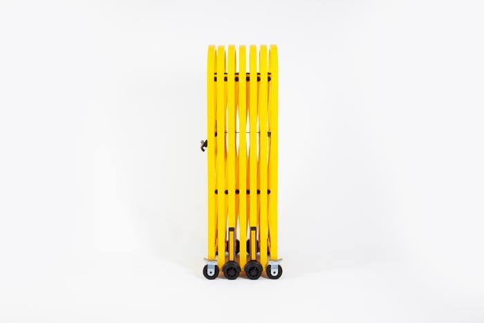 Expandable Concertina Barrier on Wheels - Heavy Duty - The Ramp Factory